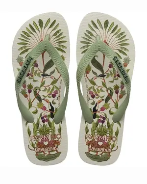 Havaianas X Farm Rio Floral Flip Flops