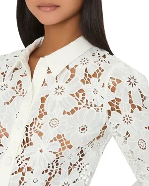 MILLY June Roja Lace Top