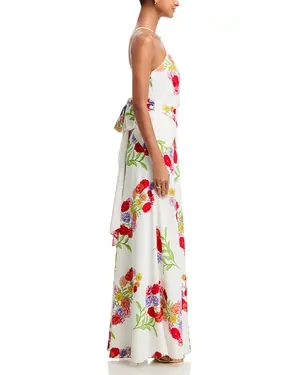 MILLY Leda Maxi Dress - White Multi