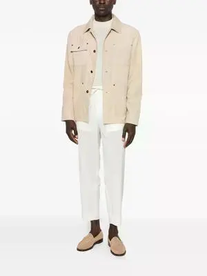 PAOLO PECORA Button-up Shirt Jacket - Neutrals