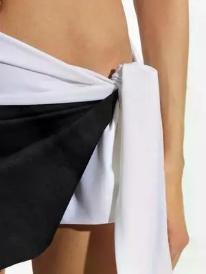 Balmain Two-tone Wrap-style Sarong