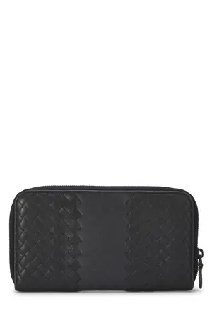 Bottega Veneta Intrecciato Zip Around Wallet