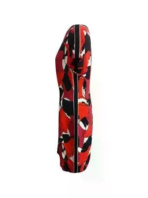 BOSS Abstract-print Tailored Dress