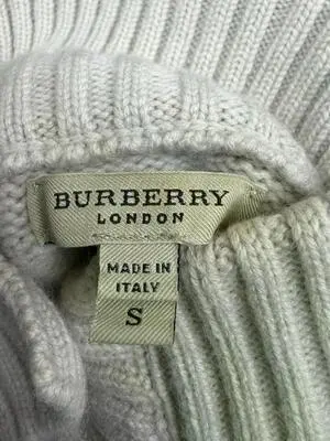 Burberry Button-detail Turtleneck Sweater