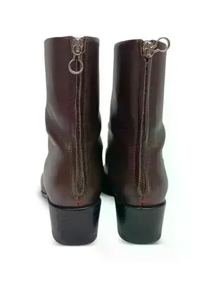 AeydĒ Lace-up Zipped Boots