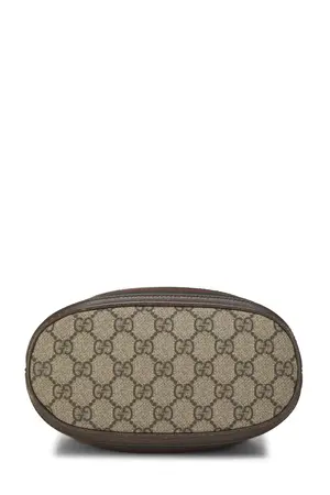 Gucci Gg Supreme Canvas Ophidia Bucket Bag - Brown