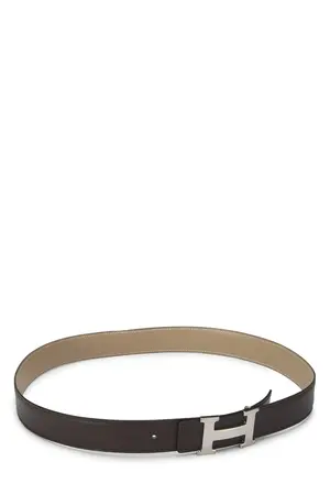 Hermès Reversible Constance Belt With Logo Buckle - Brown