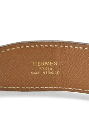 Hermès Constance Belt With Gold-tone 'h' Buckle - Black