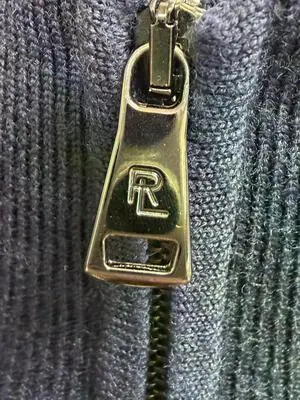 Ralph Lauren Purple Label Quarter-zip Sweater - Blue
