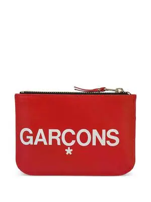 Comme Des Garçons Logo Print Wallet