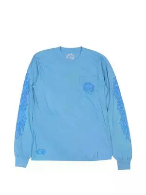 Chrome Hearts Miami Horseshoe Logo-print T-shirt - Blue