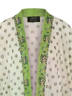 MARCCAIN Floral-print Open-front Cape