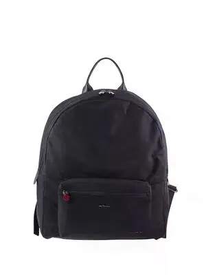 Kiton Logo-detail Backpack - Blue