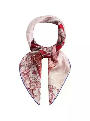 Shanghai Tang Hui-print Silk Scarf