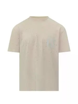 AMISH SUPPLIES Distressed Logo-print T-shirt