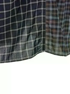 Comme Des Garçons Panelled Checked Shirt