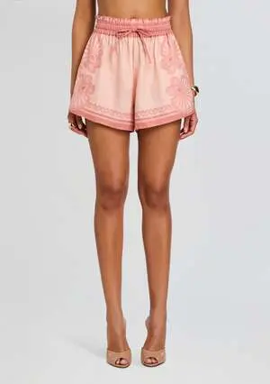 SHANI SHEMER Carly Shorts - Pink Shell Print
