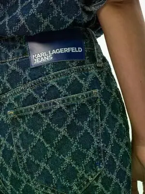 Karl Lagerfeld Argyle Straight-leg Jeans