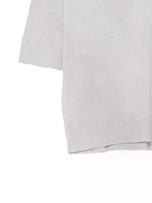 LE TRICOT PERUGIA V-neck Short-sleeve Sweater