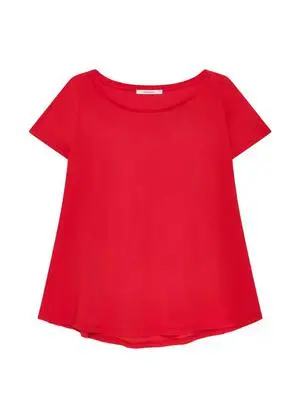 Malìparmi A-line Boat-neck T-shirt - Red