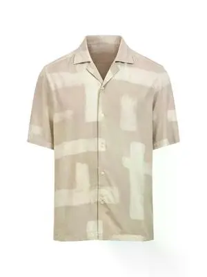 BOSS Abstract-print Short-sleeve Shirt