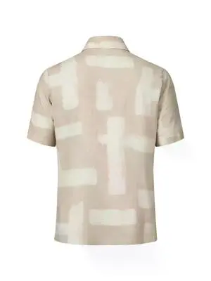 BOSS Abstract-print Short-sleeve Shirt
