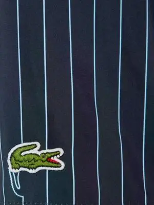 Lacoste Pinstripe Pattern Swim Shorts