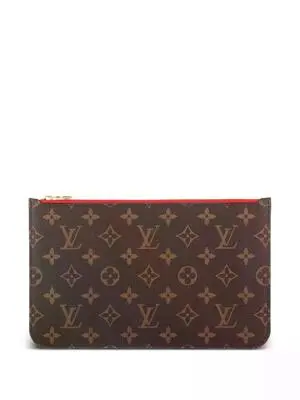 LOUIS VUITTON Neverfull Pouch - Brown