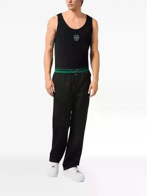 Philipp Plein Jacquard Monogram Track Pants - Black