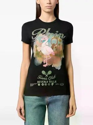 Philipp Plein Strass-graphic T-shirt