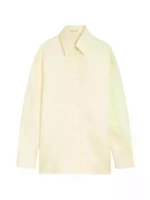 VORANIDA Satin-finish Long-sleeve Shirt - Neutrals