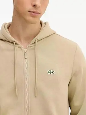 Lacoste Zip-up Hoodie - Neutrals