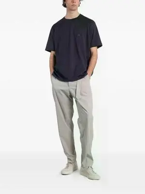 LOW BRAND B240 Logo-patch T-shirt - Blue