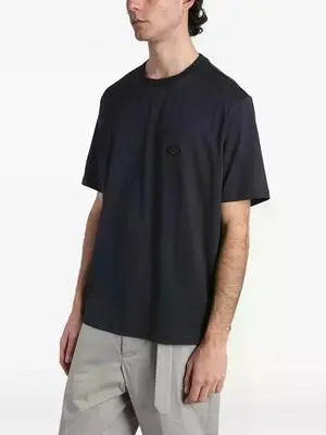 LOW BRAND B240 Logo-patch T-shirt - Blue