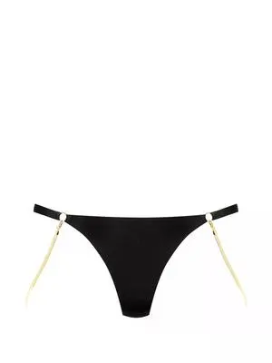 MAISON CLOSE Chain-string Thong - Black