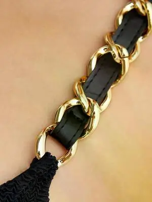 BEACH BUNNY Brynn Chain-detail Bikini Bottom