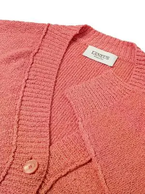 LANEUS V-neck Cardigan - Pink