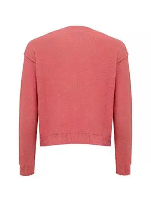 LANEUS V-neck Cardigan - Pink