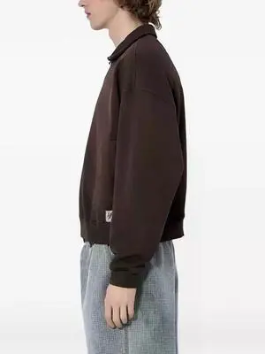 BRAIN DEAD Half-zip Collared Sweater