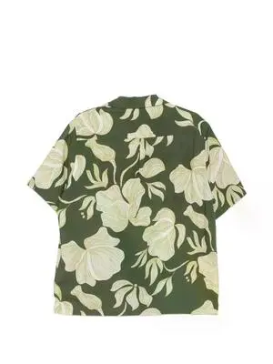 Altea Floral-print Short-sleeve Shirt