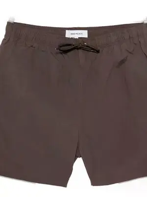 Norse Projects Kattegat Drawstring Swim Shorts - Brown