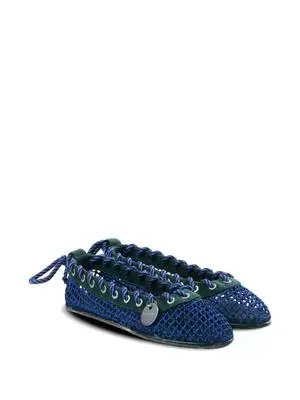 KIKO KOSTADINOV Lace-up Ballet Flats
