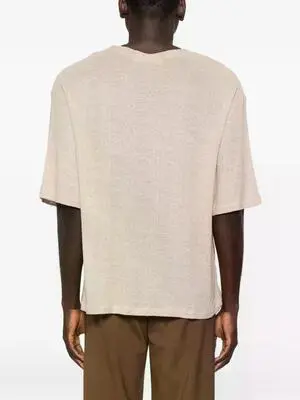 NINEMINUTES Club Crochet-knit T-shirt