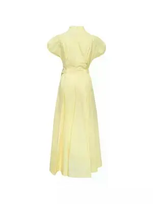3.1 Phillip Lim Belted Puff-sleeve Dress - Yellow