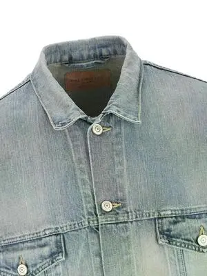 Balenciaga Lettering Denim Jacket