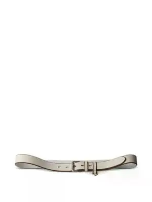 Prada Leather Belt - Neutrals