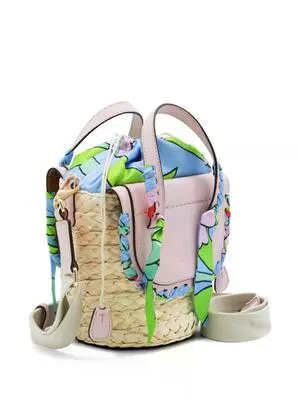CUBA LAB Habanera Raffia-woven Shoulder Bag