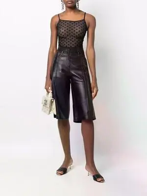 MISBHV Logo Print Mesh Vest Top