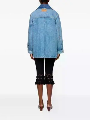 GANNI Raw-cut Denim Jacket