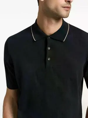 Peserico Contrast-trim Polo Shirt